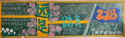 远足黑板报风采展来了 知乎