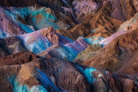 Artists Palette Death Valley 8×12 Gloss Metal Print Fischer