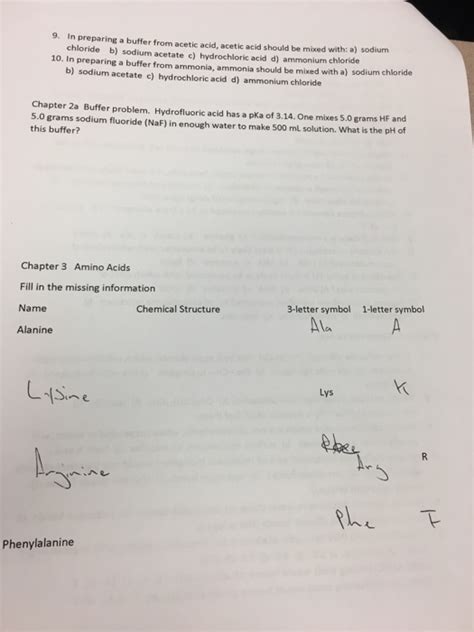 Solved In Preparing A Buffer From Acetic Acid Acetic Acid Chegg