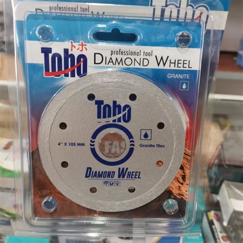 Jual Toho Diamond Wheel 4 Basah Mata Potong Keramik Granit Gerinda