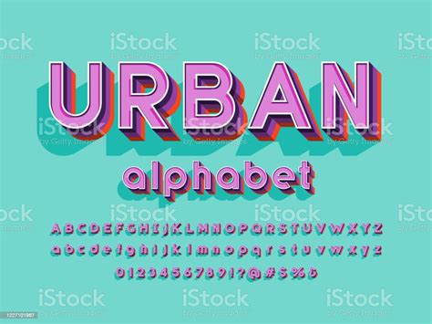 3d 양식글꼴 알파벳에 대한 스톡 벡터 아트 및 기타 이미지 알파벳 3차원 형태 개체 그룹 Istock