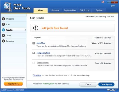 Winzip Disk Tools Windows Pc Cleanup Solution