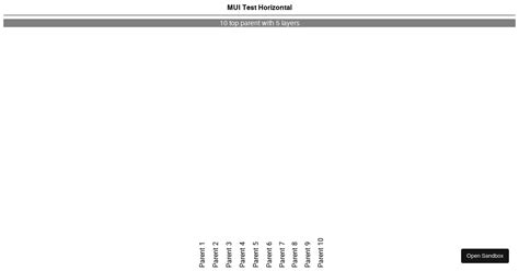 Mui Test Horizontal Codesandbox