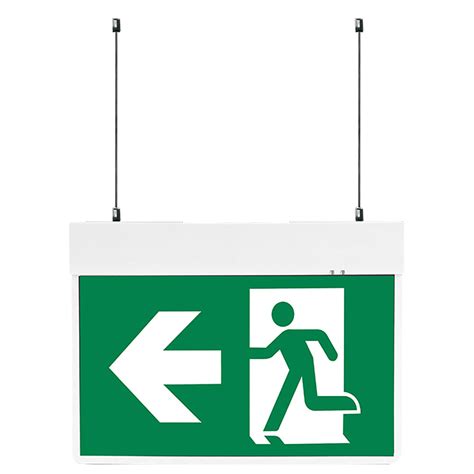 Led Suspended Fire Exit Wall Ceiling Running Man Light 3hr Emergency