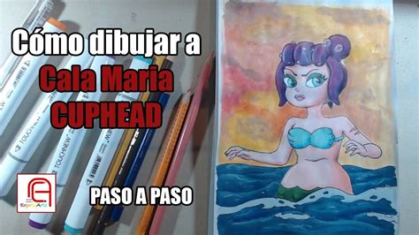 Cómo Dibujar A Cala Maria De Cuphead How To Draw Cala Maria From