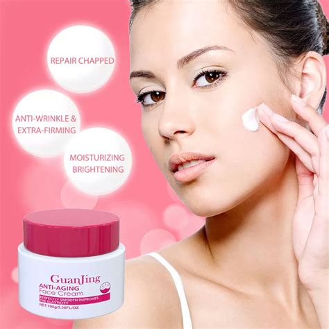 Guanjing Brightening Anti Aging Face Cream 100ml Eshaistic Pk