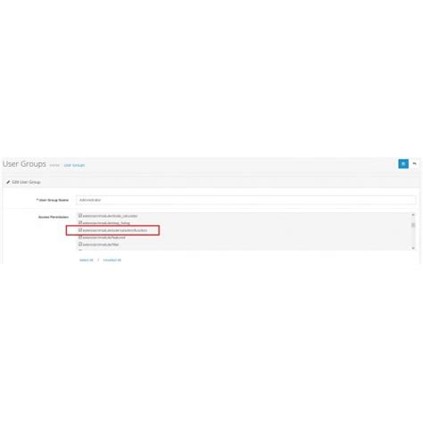 Opencart External Admin Module