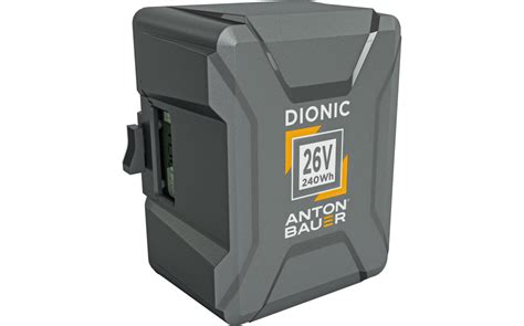 Anton Bauer Dionic 26v 240wh B Mount Battery Vocas Sales And Services