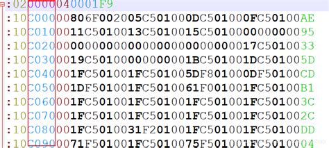 解析hex文件结构 Csdn博客