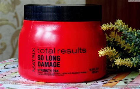 Маска для волос MATRIX Total Results So Long Damage - «Увлажняющая ...