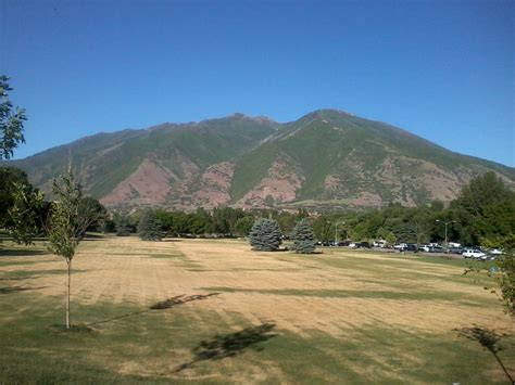 The Majestic Peaks Surrounding Spanish Fork Utah A Geographic And