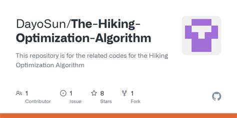 Github Dayosunthe Hiking Optimization Algorithm This Repository Is