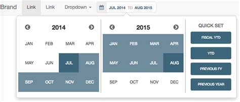 Javascript Month Range Picker Stack Overflow