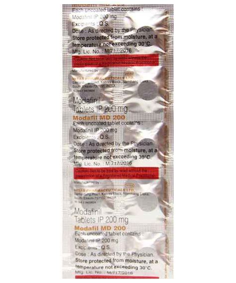 Provigil Modafil MD Tablets At Rs Pack In Mumbai ID