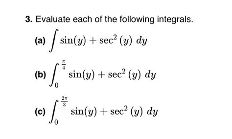 Solved Evaluate Each Of The Following