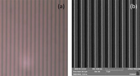 Optical Micrograph A And Scanning Electron Micrograph B Of The