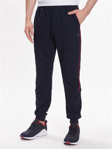 Tommy Hilfiger Jogginghose Textured Tape Mw0mw30404 Dunkelblau Regular