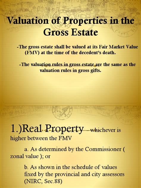 Taxation Report Valuation Of Properties Vanishing Deduction Pdf Tax Deduction Estate