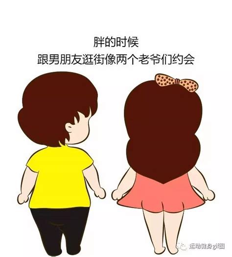 一胖一瘦卡通图片对比胖与瘦有趣图片第9页大山谷图库