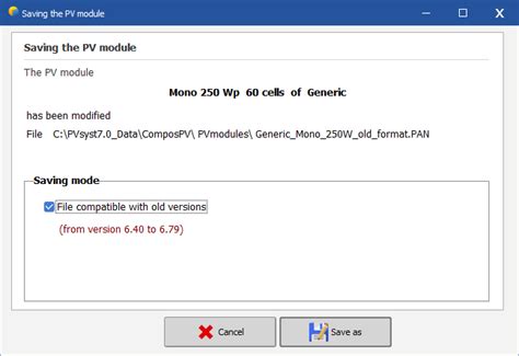 how to export a project from pvsyst 7 2 to pvsyst 6 5 2 how to