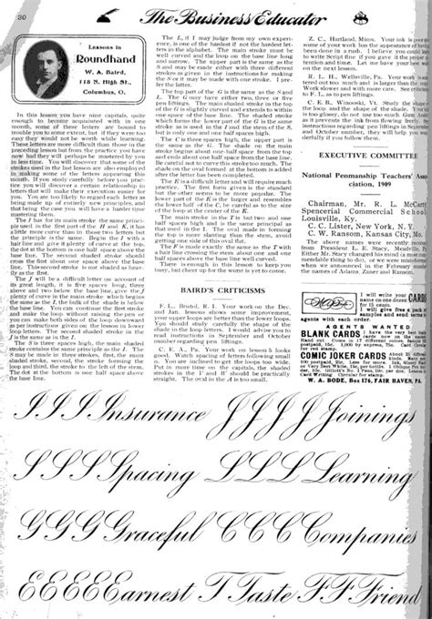 Front Page Of Old Newspaper With Cursive Writing