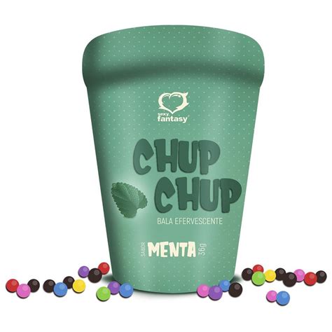 Chup Chup Erotic Candy Effervescent Menta Sexy Fantasy Miess Em 10x