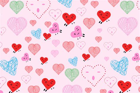 Pink Love Pattern Design Graphic By Abu Ashik · Creative Fabrica