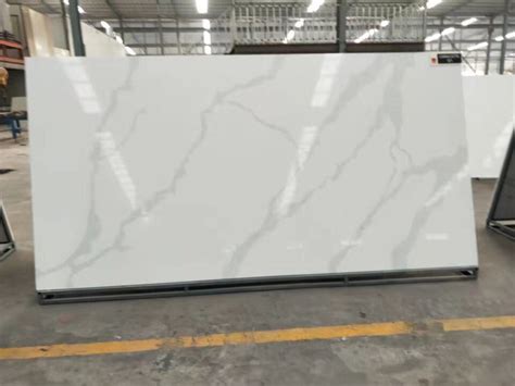 China Pure White Artificial Quartz Stone For Tile And Countertop