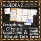 Graphing Circles Equations Inequalities For Google Slides TpT