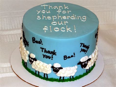 Pastor Anniversary Cake Design
