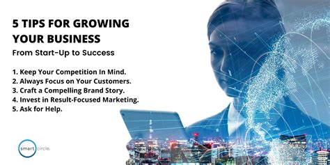 5 Start Up Tips On How To Grow Your Business
