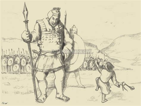 David And Goliath Drawing At Getdrawings Free Download