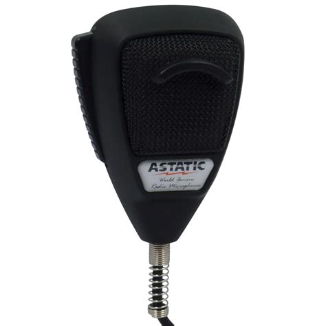 Astatic Noise Cancelling 4 Pin Cb Mic Black