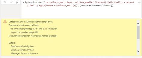 Solved Python Validate Email Error Microsoft Fabric Community