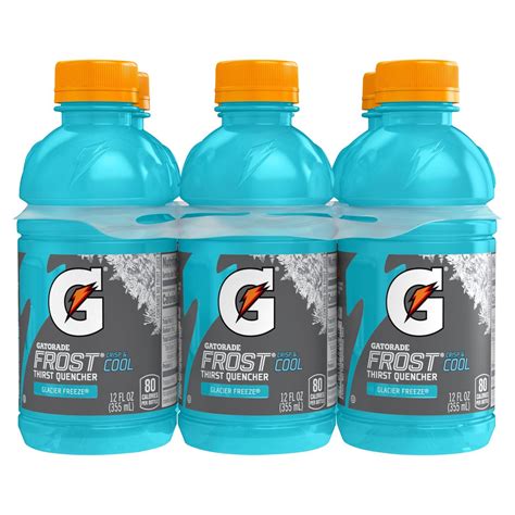 Gatorade Frost Glacier Freeze Thirst Quencher 12 Fl Oz 6 Count The