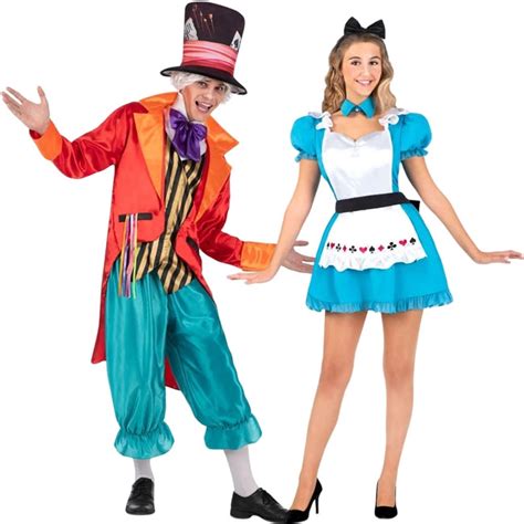 Déguisements Chapelier Et Alice De Lewis Carroll Adultes Pour Couples