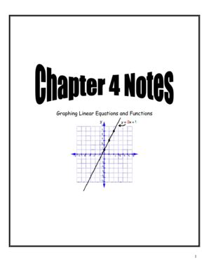 Functions Of Linear Equations Fill Online Printable Fillable Blank PdfFiller