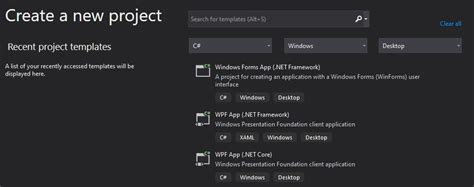 Windows 앱용 Visual Studio 프로젝트 및 항목 템플릿 Windows Apps Microsoft Learn