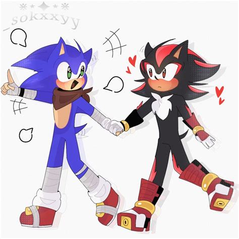 670 ♡ Sonadow ♡ Ideas In 2025 Sonic And Shadow Sonic Art Shadow The Hedgehog