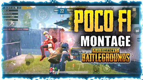 Poco F1 Unique Montage Pubg Mobile Youtube