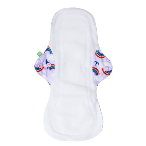 Fern Reusable Period Pad Heavy Rainbows