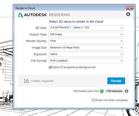 Solved Rendering On Cloud At 16mp Results Only In A 8mp Render Revit 2017 Autodesk Community