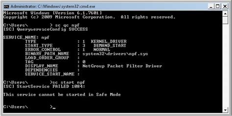networking how can i run wireshark in windows safe mode super user