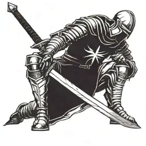277 Knight Kneeling With Sword Tattoo Ideas In 2026 Blackink Ai