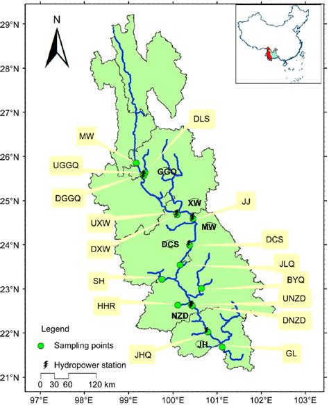 sampling points map download scientific diagram