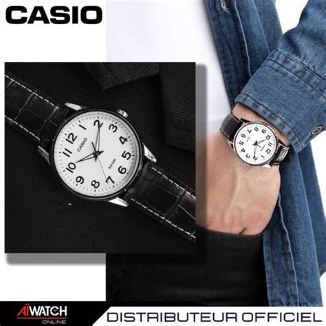 Casio Montre Homme Mtp 1303l 7bvdf Bracelet En Cuir Noir Prix Pas Cher Jumia Ci
