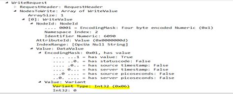 Writing To An Enum Value From External Opc Ua Client Leads To Error In