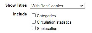 Generate A Title Copy List Library Manager