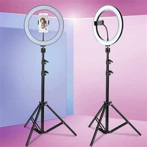 26 Cm Ring Light For Tiktok With 7 Feet Stand And Mobile Holder Daraz
