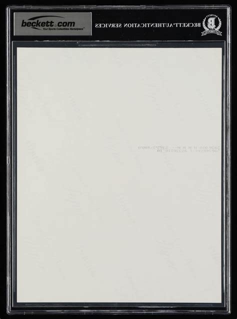 Sid Bernstein Signed 8x10 Photo Inscribed Beatles At Shea Bgs And Psa